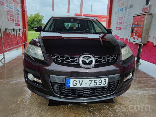 Red Mazda CX-7 2007 in Riga, with an engine capacity of 2.00 L and mileage of 0 thousand km for 2400 €, photo 2 on AUTOMOTO.COM.LV