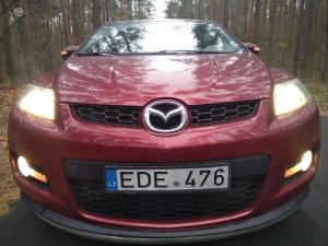 Sarkans Mazda CX-7 2008 Viļņa, ar dzinēja tilpumu 2.30 L un nobraukumu 202 tūkst. km par 1290 €, foto 7 vietnē AUTOMOTO.COM.LV