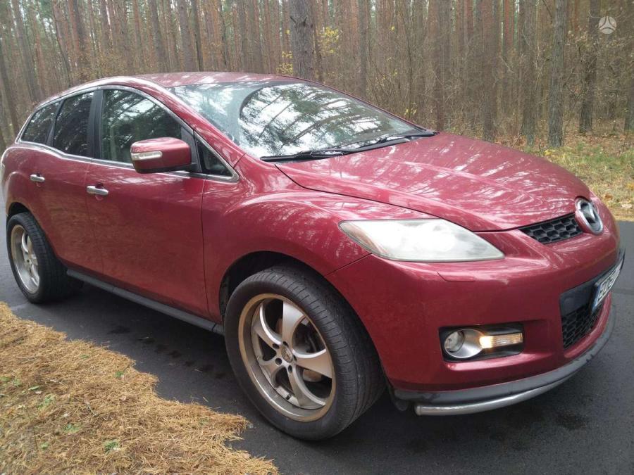 Sarkans Mazda CX-7 2008 Viļņa, ar dzinēja tilpumu 2.30 L un nobraukumu 202 tūkst. km par 1290 €, foto 9 vietnē AUTOMOTO.COM.LV