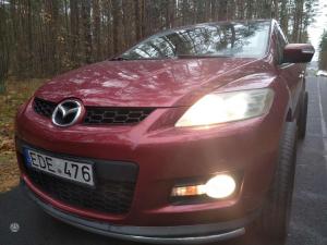 Sarkans Mazda CX-7 2008 Viļņa, ar dzinēja tilpumu 2.30 L un nobraukumu 202 tūkst. km par 1290 €, foto 30 vietnē AUTOMOTO.COM.LV