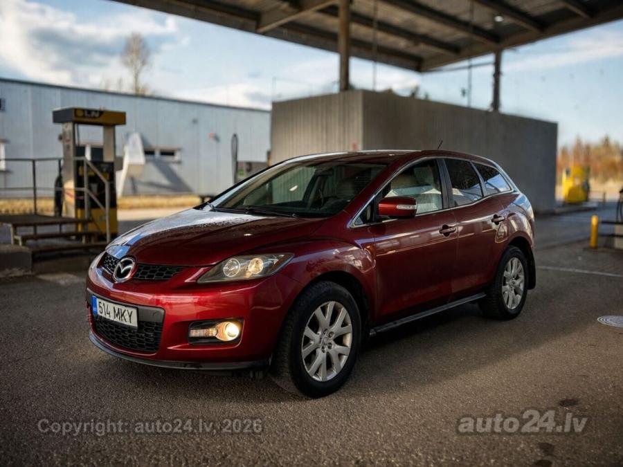 Red Mazda CX-7 2008 in Valga, with an engine capacity of 2.30 L and mileage of 180 thousand km for 1599 €, photo 1 on AUTOMOTO.COM.LV