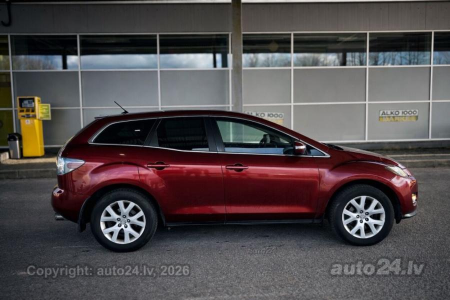 Red Mazda CX-7 2008 in Valga, with an engine capacity of 2.30 L and mileage of 180 thousand km for 1599 €, photo 4 on AUTOMOTO.COM.LV