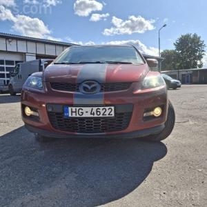 Sarkans Mazda CX-7 2008 Talsi, ar dzinēja tilpumu 2.30 L un nobraukumu 272 tūkst. km par 2450 €, foto  vietnē AUTOMOTO.COM.LV