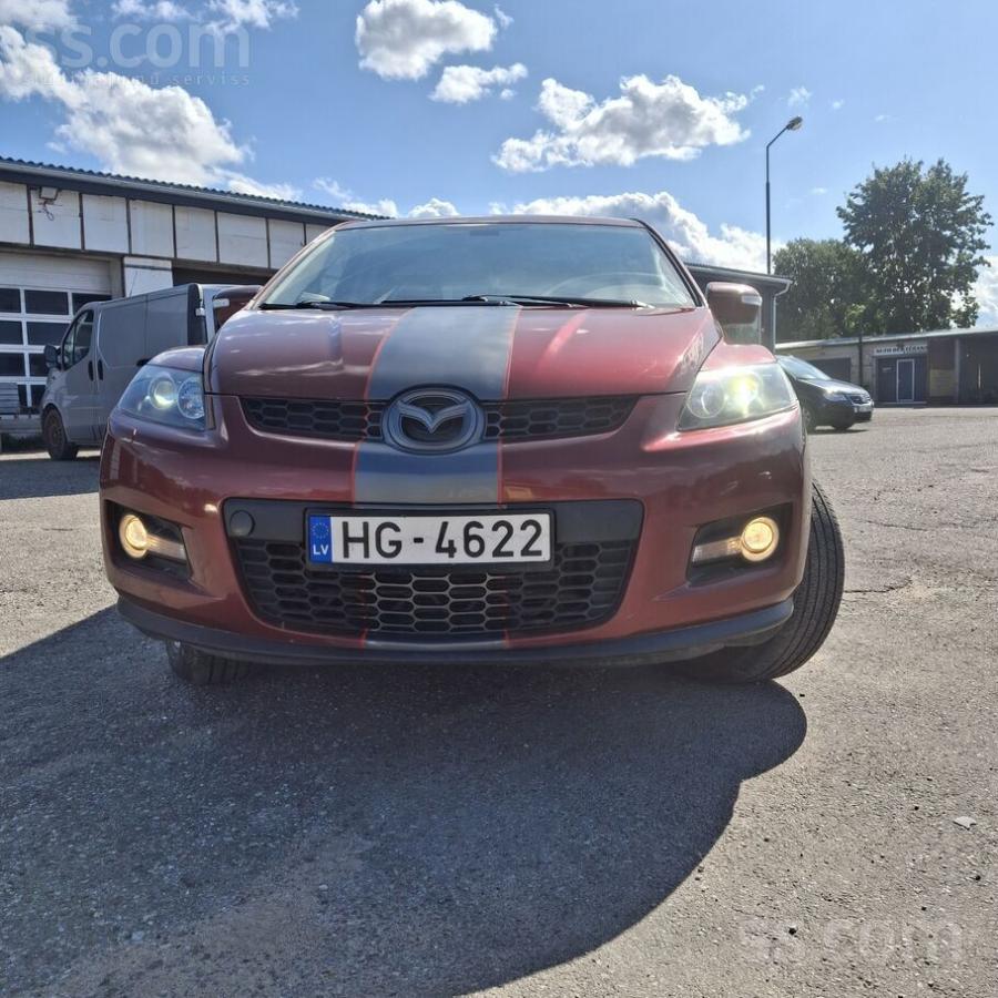 Sarkans Mazda CX-7 2008 Talsi, ar dzinēja tilpumu 2.30 L un nobraukumu 272 tūkst. km par 2450 €, foto 1 vietnē AUTOMOTO.COM.LV