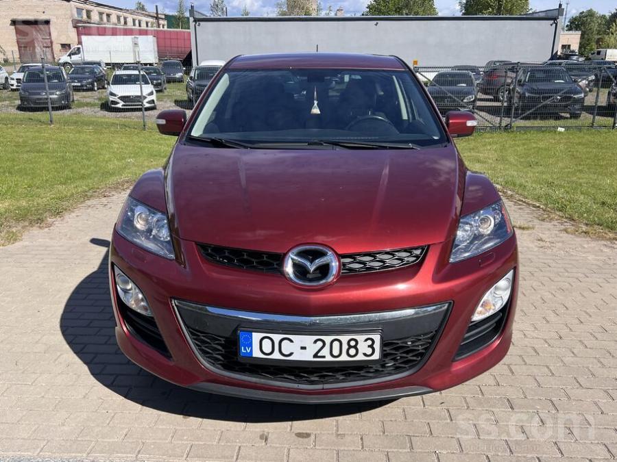 Красный Мазда СХ-7 2010 в Лимбажи, объемом двигателя 2.20 л и пробегом 210 тыс. км за 4500 €, фото 3 на AUTOMOTO.COM.LV