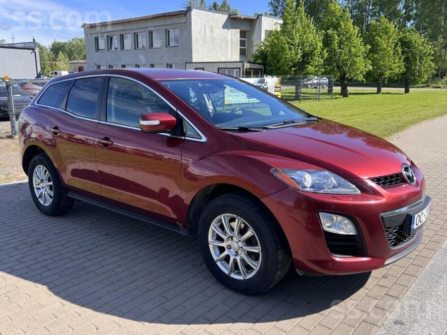 Красный Мазда СХ-7 2010 в Лимбажи, объемом двигателя 2.20 л и пробегом 210 тыс. км за 4500 €, фото 4 на AUTOMOTO.COM.LV