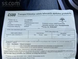 Красный Мазда СХ-7 2010 в Лимбажи, объемом двигателя 2.20 л и пробегом 210 тыс. км за 4500 €, фото 24 на AUTOMOTO.COM.LV