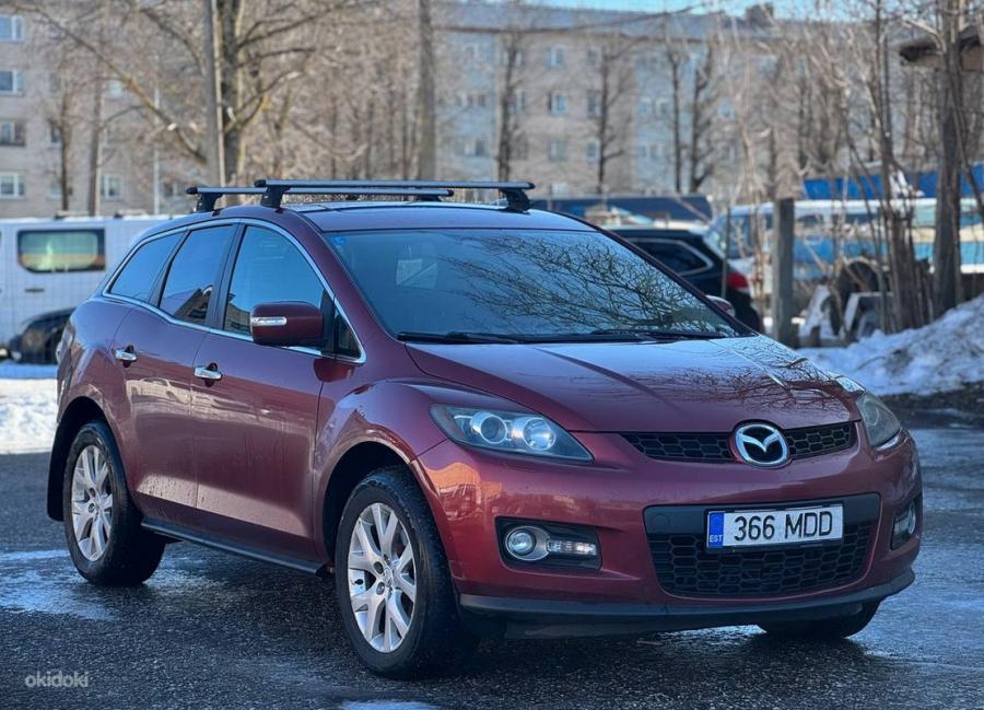 Sarkans Mazda CX-7 2007 Narva, ar dzinēja tilpumu 2.30 L un nobraukumu 319 tūkst. km par 1890 €, foto 13 vietnē AUTOMOTO.COM.LV