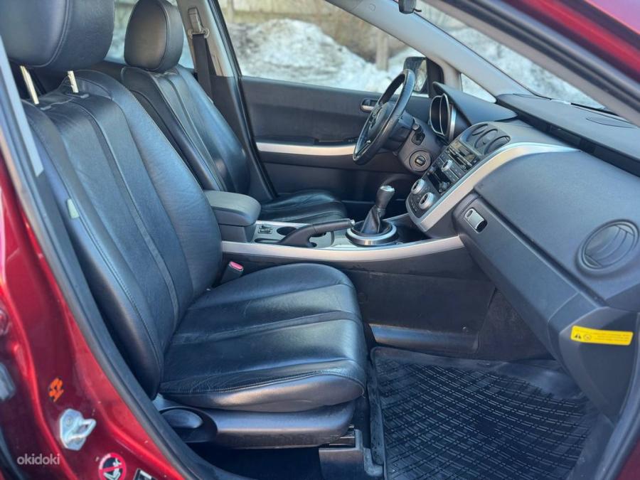 Sarkans Mazda CX-7 2007 Narva, ar dzinēja tilpumu 2.30 L un nobraukumu 319 tūkst. km par 1890 €, foto 15 vietnē AUTOMOTO.COM.LV