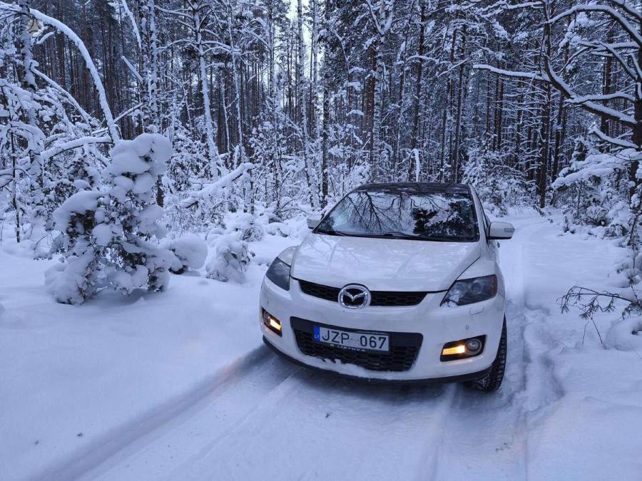 Белый Мазда СХ-7 2008 в Алитус, объемом двигателя 2.26 л и пробегом 262 тыс. км за 2700 €, фото 6 на AUTOMOTO.COM.LV