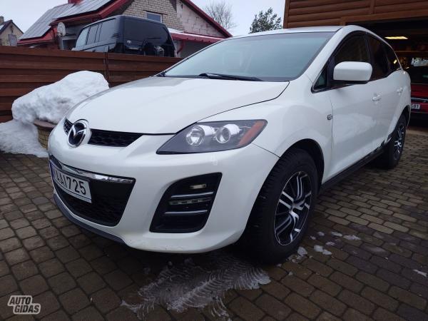 White Mazda CX-7 2009 in Siauliai, with an engine capacity of 2.50 L and mileage of 240 thousand km for 4700 €, photo 1 on AUTOMOTO.COM.LV