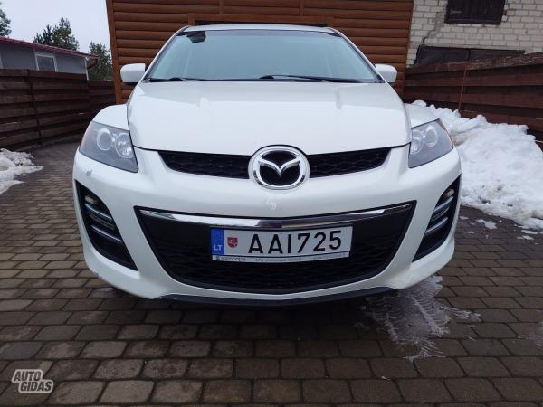 White Mazda CX-7 2009 in Siauliai, with an engine capacity of 2.50 L and mileage of 240 thousand km for 4700 €, photo 2 on AUTOMOTO.COM.LV