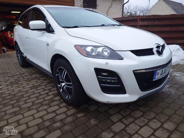 White Mazda CX-7 2009 in Siauliai, with an engine capacity of 2.50 L and mileage of 240 thousand km for 4700 €, photo 3 on AUTOMOTO.COM.LV