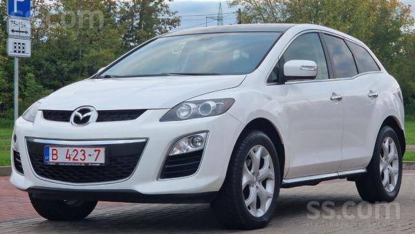 Мазда СХ-7 2009 в Елгава на AUTOMOTO.COM.LV Белый Мазда СХ-7 2009 в Елгава, объемом двигателя 2.20 л и пробегом 213 тыс. км за 2950 €, фото 1 на AUTOMOTO.COM.LV