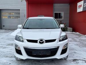 White Mazda CX-7 2010 in Marijampole, with an engine capacity of 2.18 L and mileage of 217 thousand km for 5450 €, photo 6 on AUTOMOTO.COM.LV