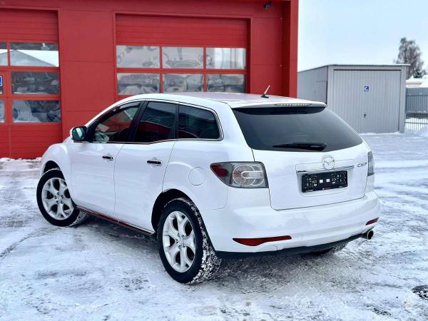 White Mazda CX-7 2010 in Marijampole, with an engine capacity of 2.18 L and mileage of 217 thousand km for 5450 €, photo 9 on AUTOMOTO.COM.LV