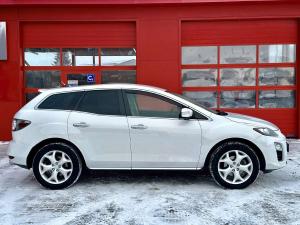 White Mazda CX-7 2010 in Marijampole, with an engine capacity of 2.18 L and mileage of 217 thousand km for 5450 €, photo 10 on AUTOMOTO.COM.LV