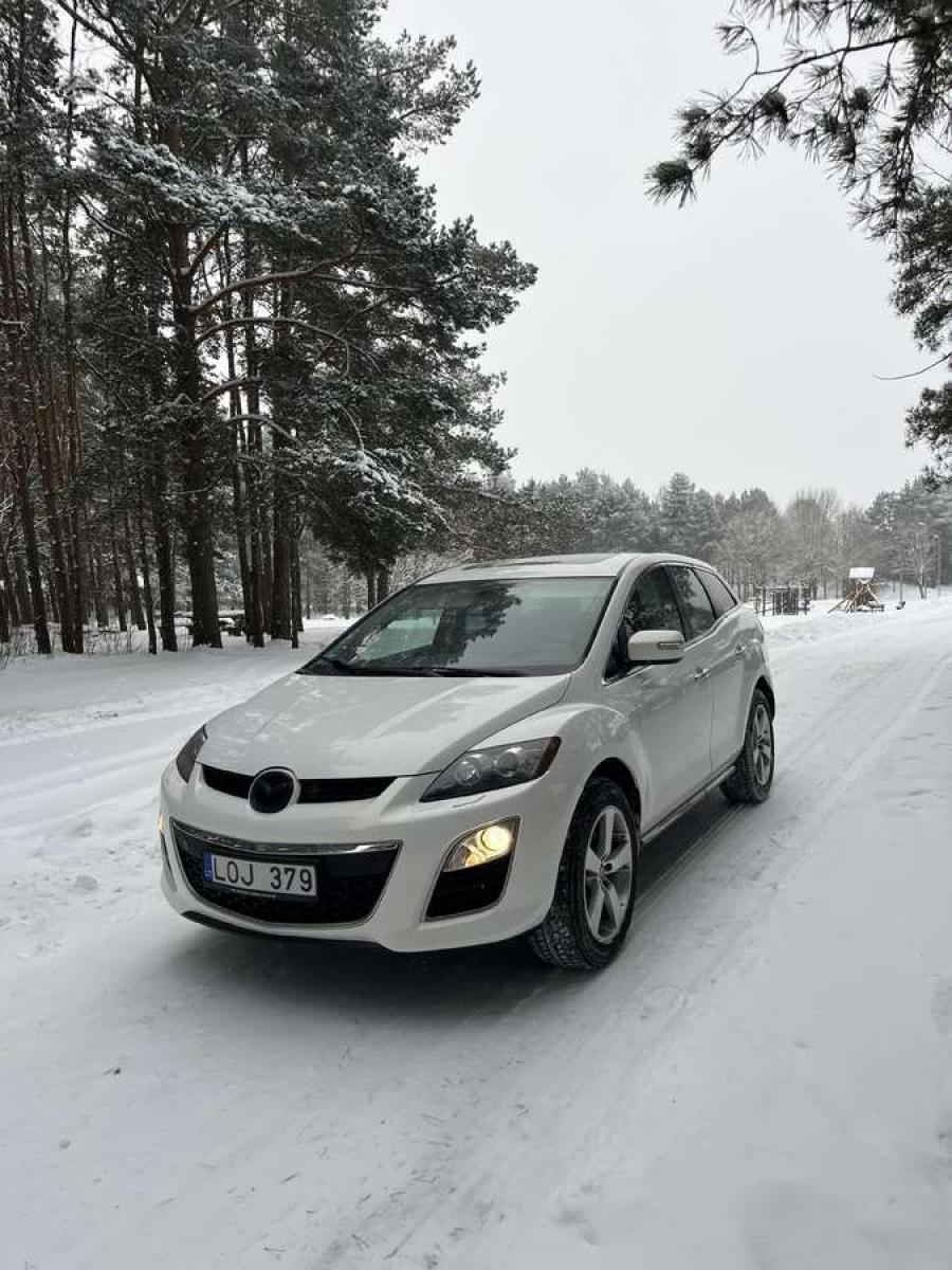 Balts Mazda CX-7 2010 Radviliškis, ar dzinēja tilpumu 2.18 L un nobraukumu 201 tūkst. km par 5100 €, foto 1 vietnē AUTOMOTO.COM.LV
