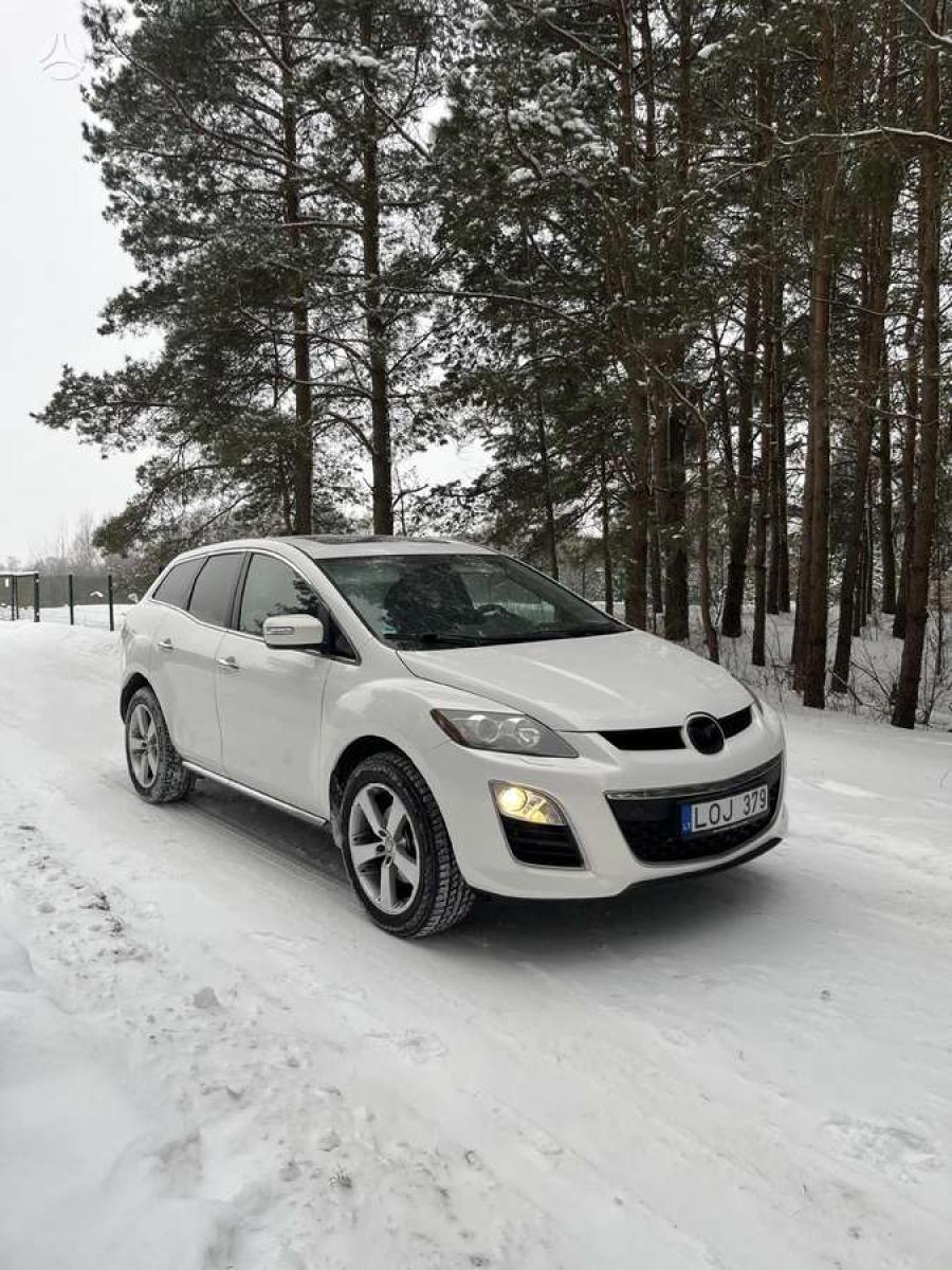Balts Mazda CX-7 2010 Radviliškis, ar dzinēja tilpumu 2.18 L un nobraukumu 201 tūkst. km par 5100 €, foto 2 vietnē AUTOMOTO.COM.LV