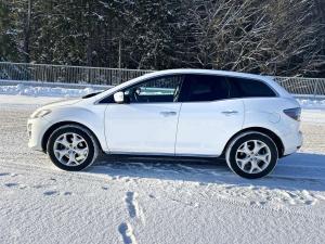 White Mazda CX-7 2010 in Vilnius, with an engine capacity of 2.43 L and mileage of 182 thousand km for 4800 €, photo 7 on AUTOMOTO.COM.LV