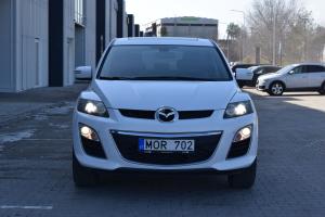 White Mazda CX-7 2010 in Vilnius, with an engine capacity of 2.20 L and mileage of 237 thousand km for 5650 €, photo 3 on AUTOMOTO.COM.LV
