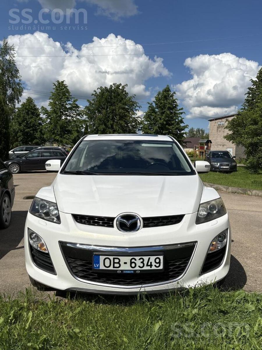 Balts Mazda CX-7 2010 Daugavpils, ar dzinēja tilpumu 2.20 L un nobraukumu 196 tūkst. km par 5200 €, foto 1 vietnē AUTOMOTO.COM.LV