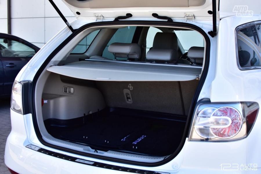 White Mazda CX-7 2011 in Kretinga, with an engine capacity of 2.20 L and mileage of 278 thousand km for 4999 €, photo 11 on AUTOMOTO.COM.LV