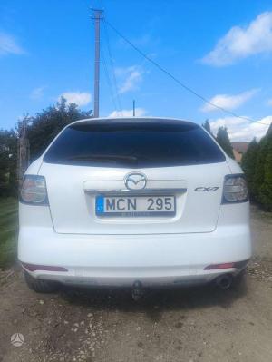 White Mazda CX-7 2011 in Kretinga, with an engine capacity of 2.18 L and mileage of 273 thousand km for 4300 €, photo 4 on AUTOMOTO.COM.LV