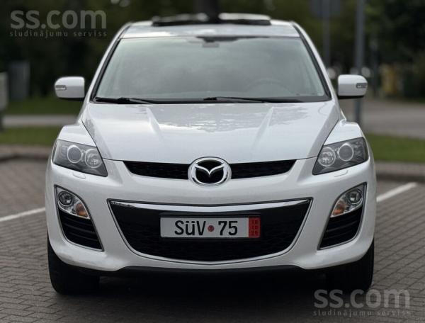 White Mazda CX-7 2011 in Jurmala, with an engine capacity of 2.20 L and mileage of 224 thousand km for 4990 €, photo 6 on AUTOMOTO.COM.LV