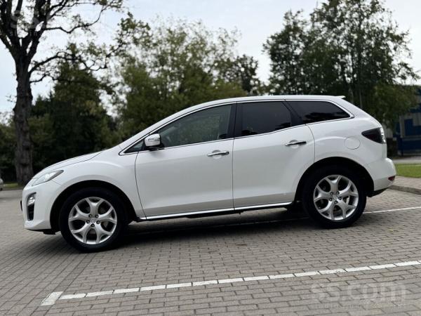 White Mazda CX-7 2011 in Jurmala, with an engine capacity of 2.20 L and mileage of 224 thousand km for 4990 €, photo 7 on AUTOMOTO.COM.LV