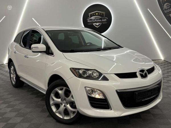 White Mazda CX-7 2012 in Marijampole, with an engine capacity of 2.18 L and mileage of 202 thousand km for 5999 €, photo 1 on AUTOMOTO.COM.LV