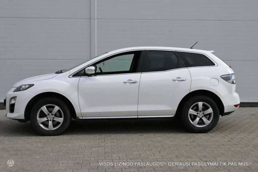 White Mazda CX-7 2012 in Kretinga, with an engine capacity of 2.18 L and mileage of 284 thousand km for 5499 €, photo 12 on AUTOMOTO.COM.LV