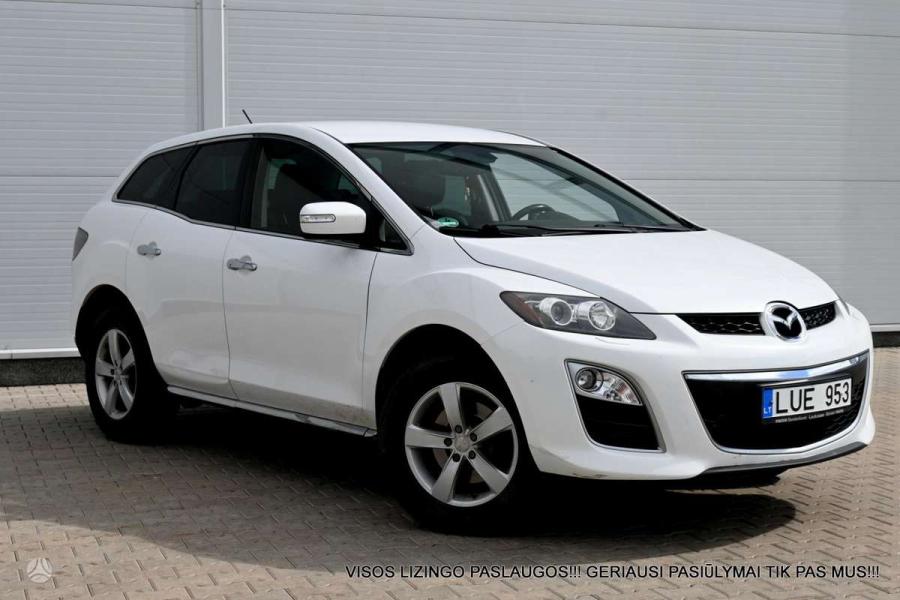 White Mazda CX-7 2012 in Kretinga, with an engine capacity of 2.18 L and mileage of 284 thousand km for 5199 €, photo 1 on AUTOMOTO.COM.LV
