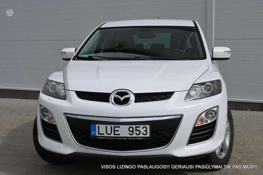 White Mazda CX-7 2012 in Kretinga, with an engine capacity of 2.18 L and mileage of 284 thousand km for 5199 €, photo 3 on AUTOMOTO.COM.LV