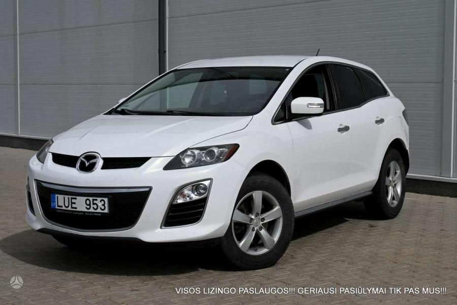 White Mazda CX-7 2012 in Kretinga, with an engine capacity of 2.18 L and mileage of 284 thousand km for 5199 €, photo 6 on AUTOMOTO.COM.LV