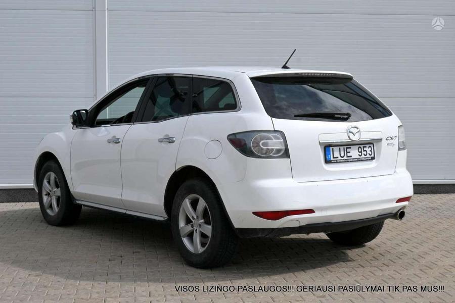 White Mazda CX-7 2012 in Kretinga, with an engine capacity of 2.18 L and mileage of 284 thousand km for 5199 €, photo 9 on AUTOMOTO.COM.LV