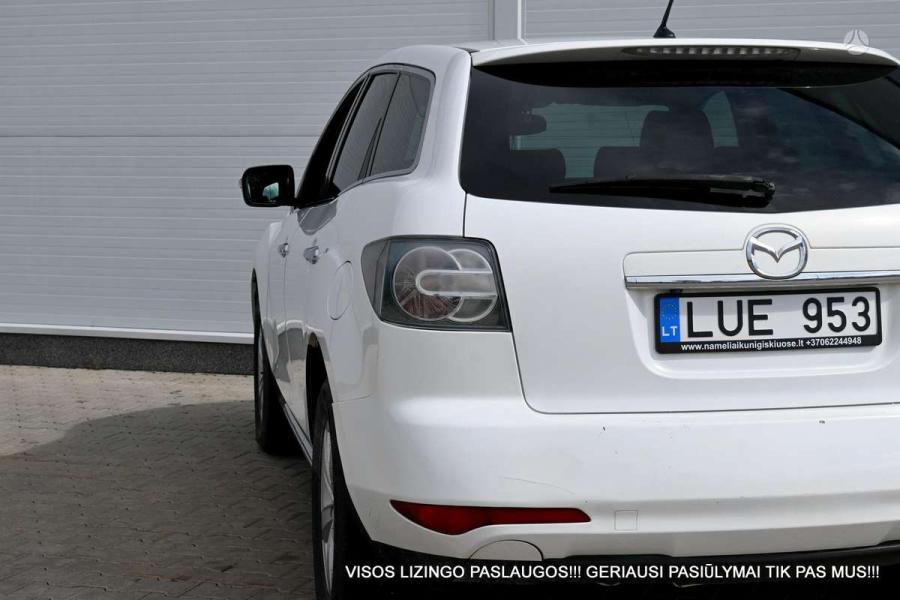White Mazda CX-7 2012 in Kretinga, with an engine capacity of 2.18 L and mileage of 284 thousand km for 5199 €, photo 10 on AUTOMOTO.COM.LV