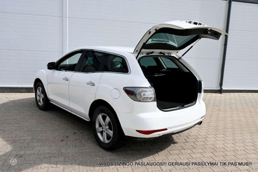 White Mazda CX-7 2012 in Kretinga, with an engine capacity of 2.18 L and mileage of 284 thousand km for 5199 €, photo 11 on AUTOMOTO.COM.LV