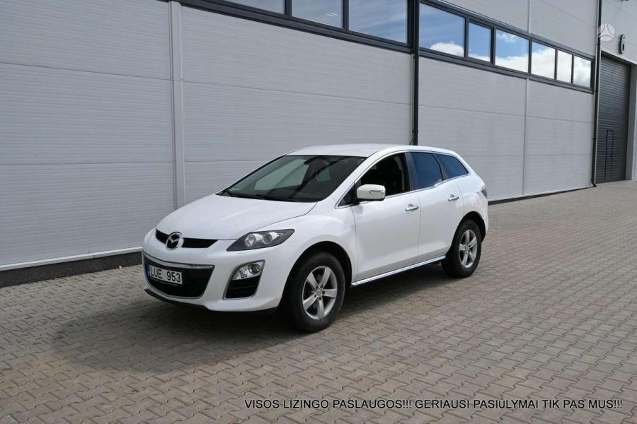 White Mazda CX-7 2012 in Kretinga, with an engine capacity of 2.18 L and mileage of 284 thousand km for 5199 €, photo 13 on AUTOMOTO.COM.LV