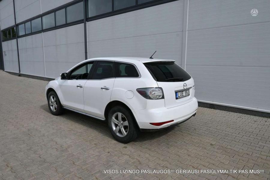 White Mazda CX-7 2012 in Kretinga, with an engine capacity of 2.18 L and mileage of 284 thousand km for 5199 €, photo 14 on AUTOMOTO.COM.LV