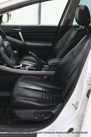 White Mazda CX-7 2012 in Kretinga, with an engine capacity of 2.18 L and mileage of 284 thousand km for 5199 €, photo 19 on AUTOMOTO.COM.LV