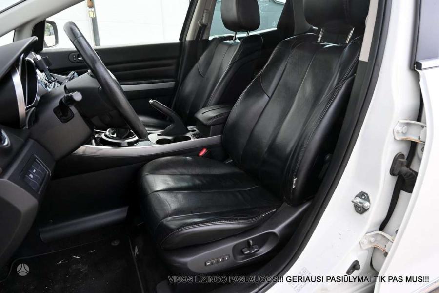 White Mazda CX-7 2012 in Kretinga, with an engine capacity of 2.18 L and mileage of 284 thousand km for 5199 €, photo 20 on AUTOMOTO.COM.LV