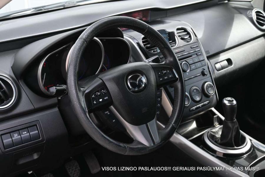 White Mazda CX-7 2012 in Kretinga, with an engine capacity of 2.18 L and mileage of 284 thousand km for 5199 €, photo 22 on AUTOMOTO.COM.LV