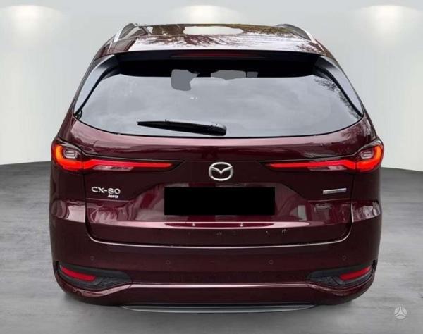 Sarkans Mazda CX-80 2024 Viļņa, ar dzinēja tilpumu 2.49 L un nobraukumu 17 tūkst. km par 49990 €, foto 7 vietnē AUTOMOTO.COM.LV