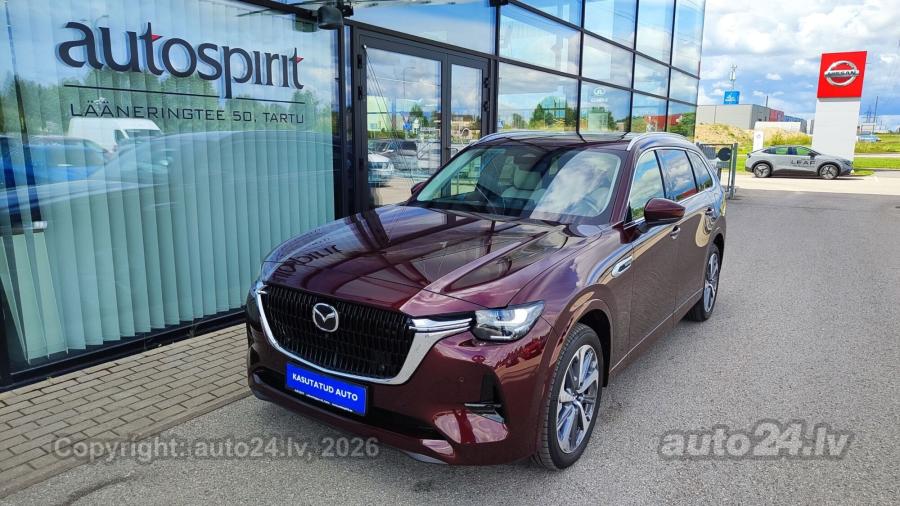 Sarkans Mazda CX-80 2025 Tartu, ar dzinēja tilpumu 3.30 L un nobraukumu 23 tūkst. km par 49990 €, foto 1 vietnē AUTOMOTO.COM.LV