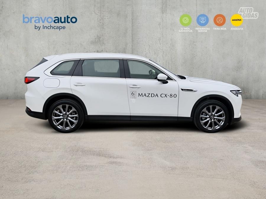 Белый Мазда CX-80 2026 в Каунас, объемом двигателя 2.50 л и пробегом 3 тыс. км за 47271 €, фото 7 на AUTOMOTO.COM.LV