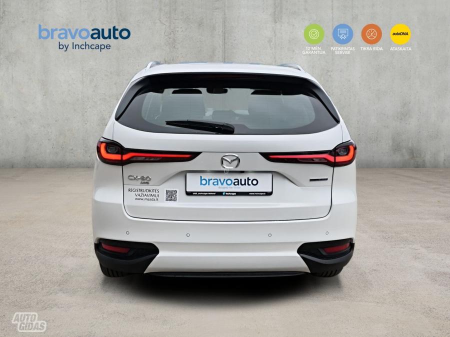 Balts Mazda CX-80 2026 Kauņa, ar dzinēja tilpumu 2.50 L un nobraukumu 3 tūkst. km par 43900 €, foto 5 vietnē AUTOMOTO.COM.LV
