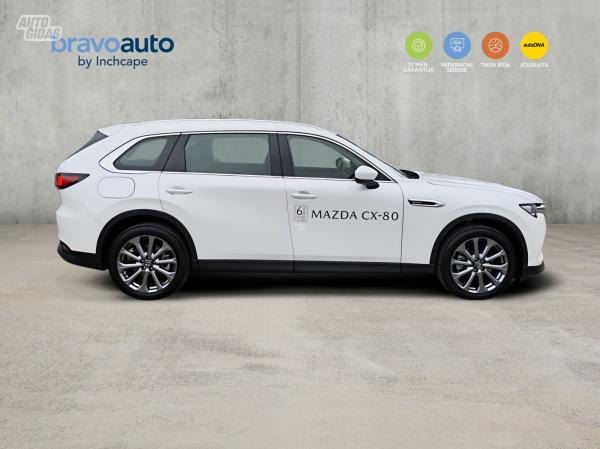 Mazda CX-80 2026 Kauņa vietnē Balts Mazda CX-80 2026 Kauņa, ar dzinēja tilpumu 2.50 L un nobraukumu 3 tūkst. km par 43900 €, foto 7 vietnē AUTOMOTO.COM.LV
