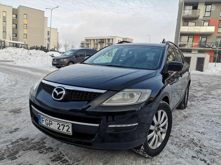 Black Mazda CX-9 2008 in Klaipeda, with an engine capacity of 3.50 L and mileage of 90 thousand km for 1999 €, photo 4 on AUTOMOTO.COM.LV