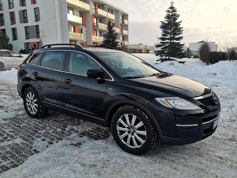 Black Mazda CX-9 2008 in Klaipeda, with an engine capacity of 3.50 L and mileage of 90 thousand km for 1999 €, photo 12 on AUTOMOTO.COM.LV